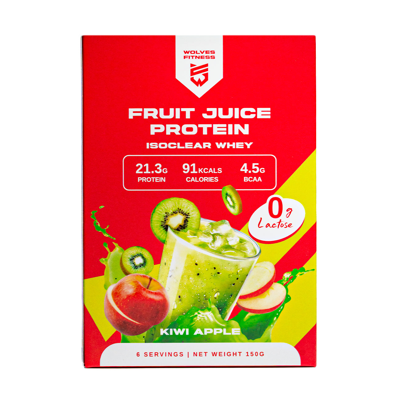 FRUIT JUICE PROTEIN - KIWI APPLE [150g Sachets]